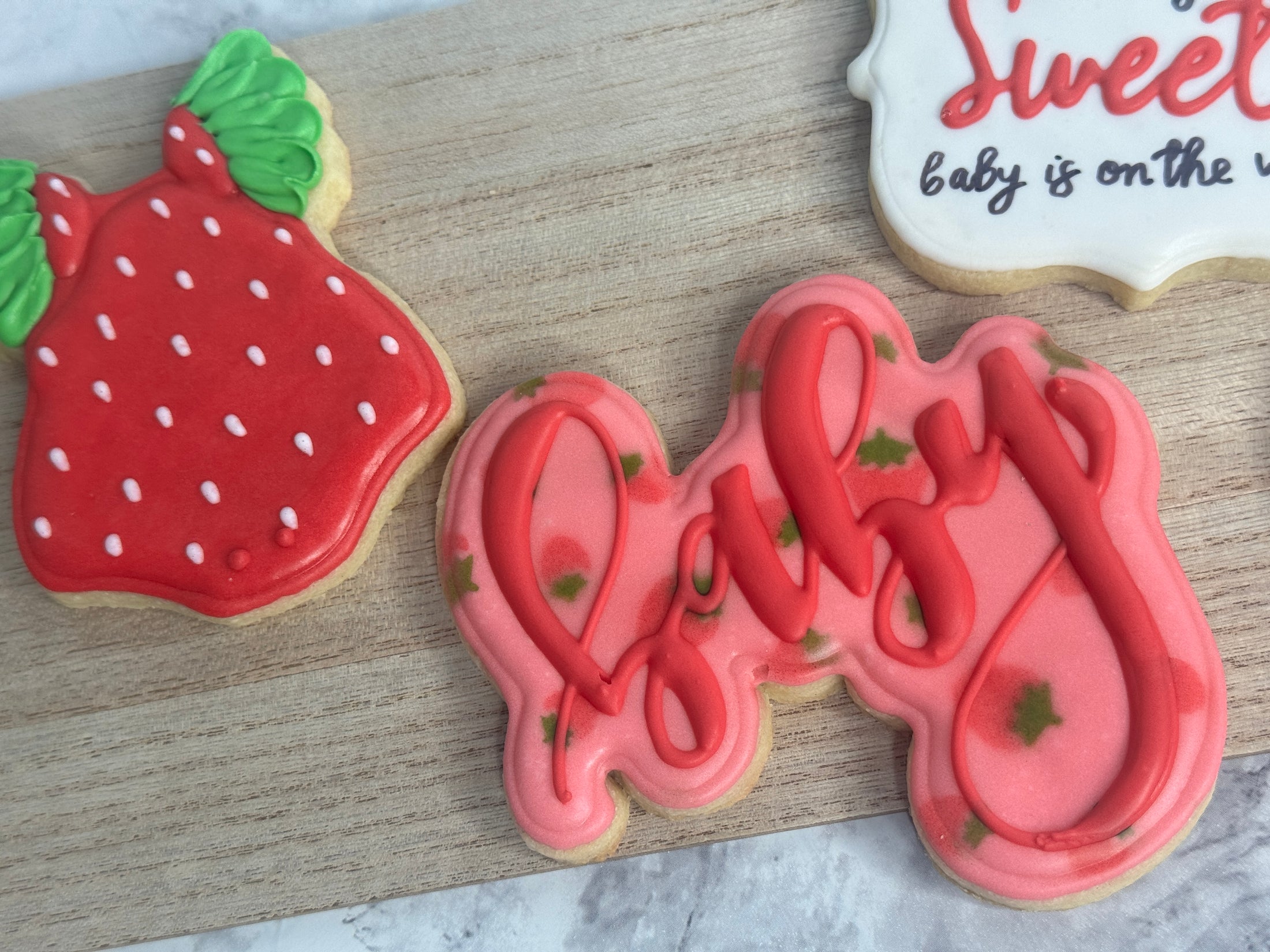 Berry Sweet Baby Cookie Set – Sugary Celebrations